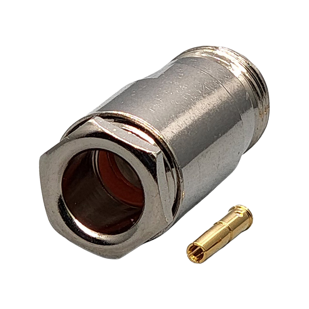 N Female Connector Clamp Coax RG8, RG9, RG213