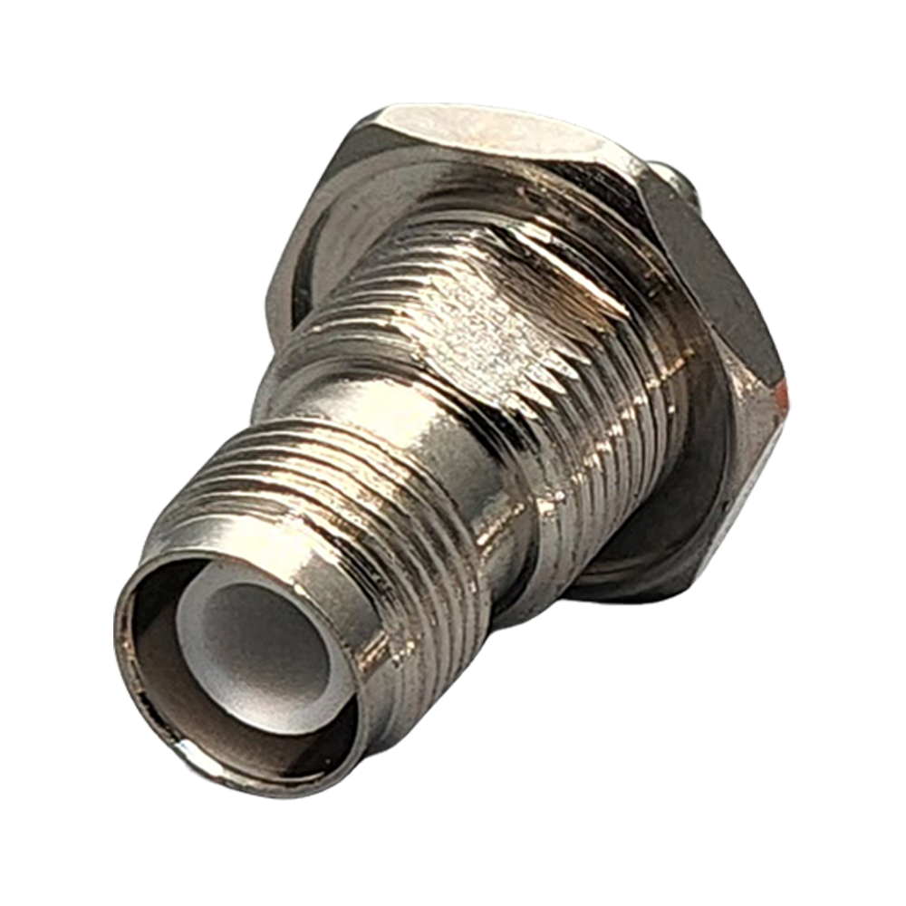 Reverse Polarity TNC Female Bulkhead Rear Mount Connector Crimp Coax R